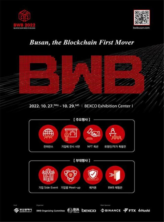 BWB(Blockchain Week in Busan) 2022, 10월 개최 - 부산일보